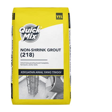 Ytl Cement Non Shrink Grout 218