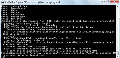 Django Error In Load Module In Geodjango Geographic Information