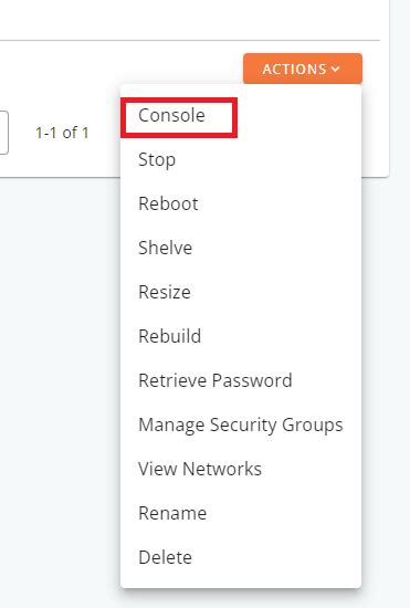 How To Access Instance Console Via Customer Portal Ipserverone