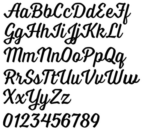 Cursive Block Letter Font