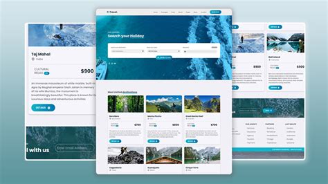 Travel And Tour Website Using ReactJS Source Code File