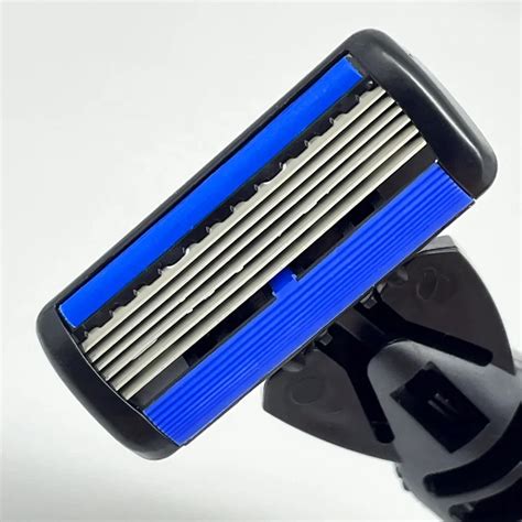 Gememe Six Blade Disposable Razor Stainless Steel Blade Plastic Handle
