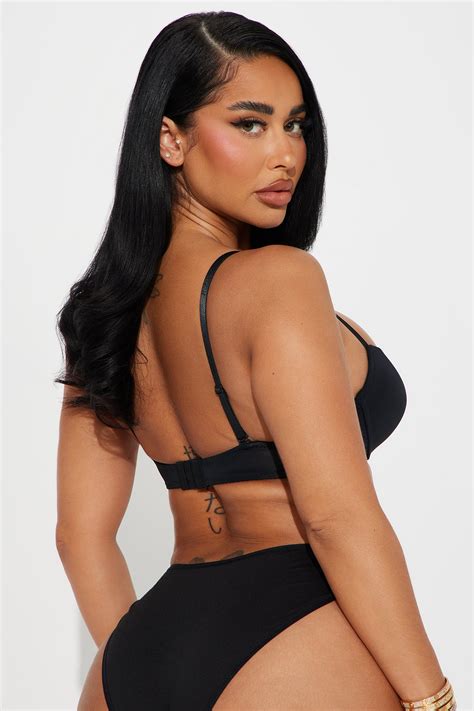 Flaunt It Extreme Push Up Bra Black Fashion Nova