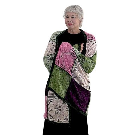 ravelry cosmos blossom throw pattern by ambah o brien