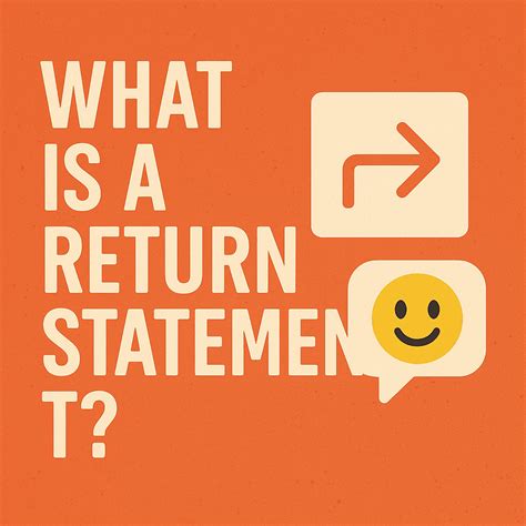 What Is A Return Statement In Javascript Explained Simply