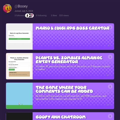 Booeys Profile With “real” Effort