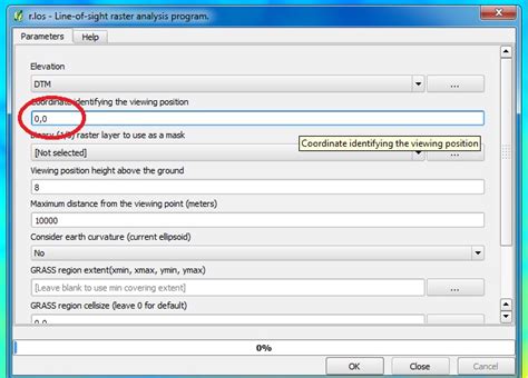 Qgis Viewshed Line Of Sight Analysis As A Batch Process Geographic Information Systems