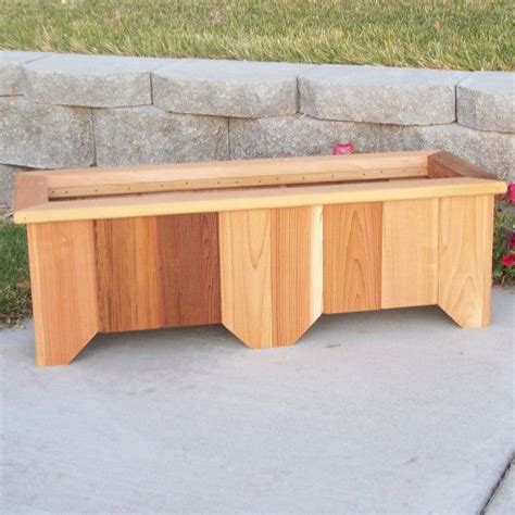 Rectangular Cedar Planter Cedar Planter Box Cedar Planters Cedar Stain