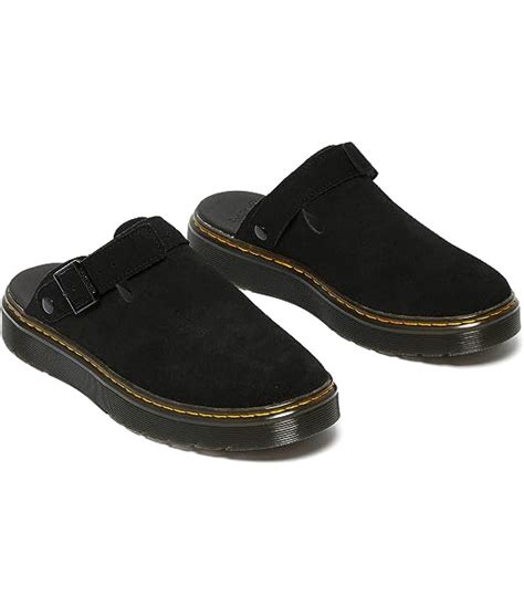 Dr Martens Pier Black Wyoming Suede Shoes Free Shipping Zappos