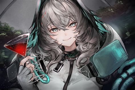 Download Wallpaper Girl Glass Arknights Ho‘olheyak Section Games In