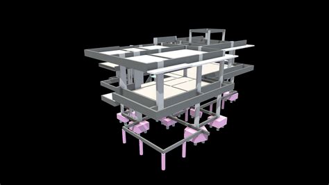 Projeto Vanessa Ranunci Maquete Estrutural 3D Model By Engeart Jg