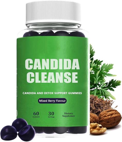 Amazon.com: Candida Cleanse, Candida and Detox Support Gummies, 10-in-1 Advanced Formula with ...