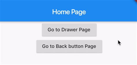 Show Back Button Instead Of Drawer Button Flutter Stack Overflow
