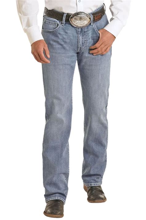 Rock And Roll Denim Mens 46 Vintage Regular Fit Stackable Bootcut Jeans