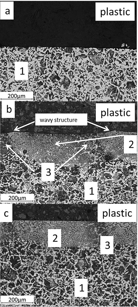 Optical Microscopy Of The Cross Section A Aisi 1045 B After The