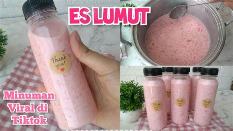 Minuman Es Viral Tiktok Es Lumut Youtube