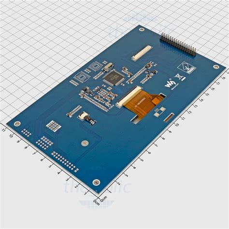 Lcd C 7inch 800x480 Tft Cảm Ứng Điện Dung Giao Tiếp I2c Sku 8964 34