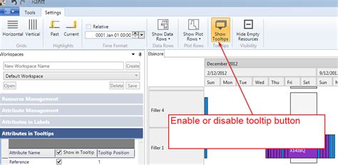 Tooltips Rantt Is A Resource Gantt Chart Desktop Application