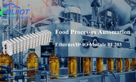 Bliiot Ethernetip Distributed Io Module Bl203 Used In Food Process