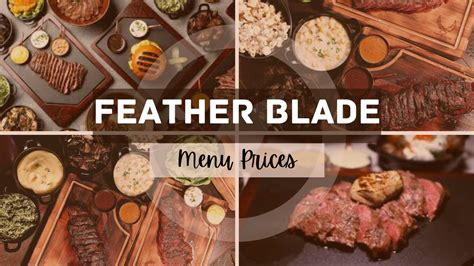 The Feather Blade Menu Singapore And Updated Prices 2025
