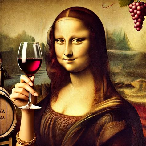 En Mona Lisa Vin Til Kos Godt Drikke