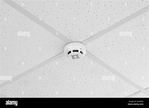 Ceiling Mounted Fire Safety Sensor Modern Ceiling Smoke Detector Stock