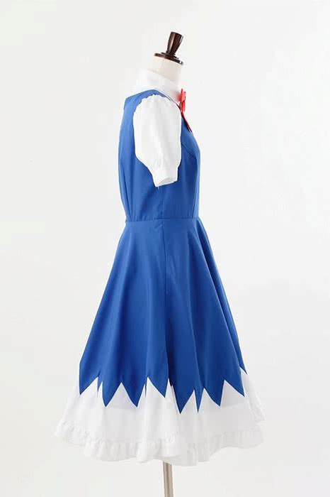 Touhou Project The Embodiment Of Scarlet Devil Cirno Cosplay Costume