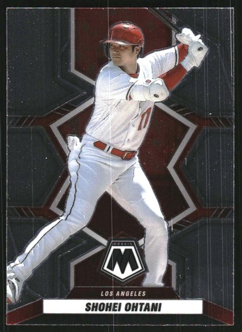 2022 Panini Mosaic 164 Shohei Ohtani Nm Mt Burbank Sportscards