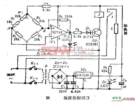 温度控制电路电路图 接线图网