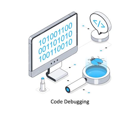 Premium Vector Code Debugging Isometric Stock Illustration Eps 10 File