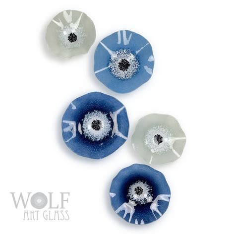 Blown Glass Wall Art Etsy