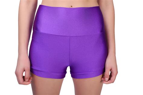 Womens High Waisted Yoga Shorts