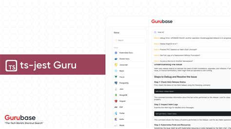 AI Powered Q A Assistant For Ts Jest Gurubase