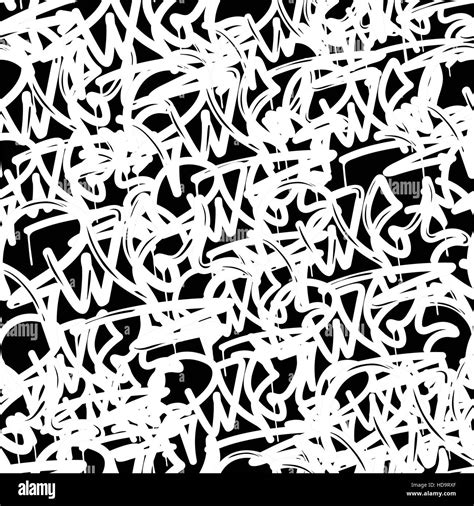 Graffiti Background Seamless Pattern Stock Vector Image And Art Alamy