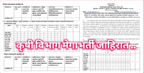पदवीधारक उमेदवारांसाठी महाराष्ट्र राज्य कृषी विभागांमध्ये आत्ताची मोठी