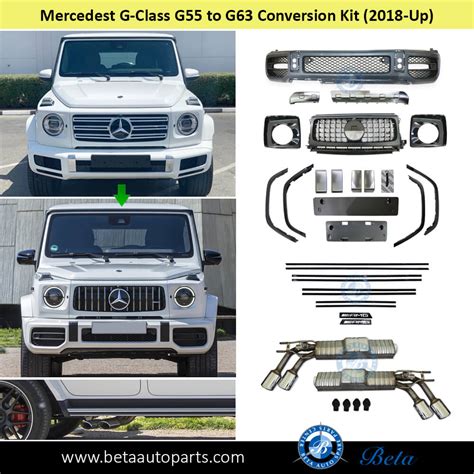Mercedes G Class W463 2018 Up G500 To G63 Conversion Kit Beta Auto