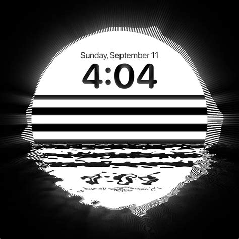 Live Wallpaper Black And White Ios Clock Download On