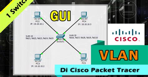 Cara Membuat Vlan Di Cisco Packet Tracer Mode Gui Dengan 1 Switch