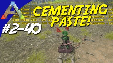 Ark Survival Evolved Dansk Sæson 2 Ep 40 Cementing Paste Farming