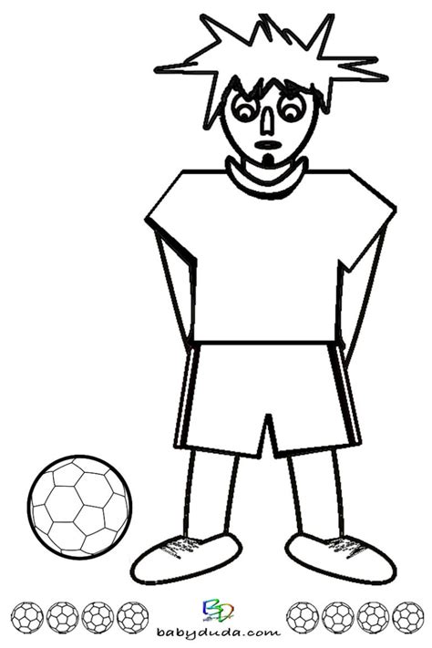 Fußball Ausmalbilder Spielfeld Ball Fußballfieber BabyDuda Malbuch