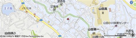 大阪府吹田市山田東4丁目4の地図 住所一覧検索｜地図マピオン