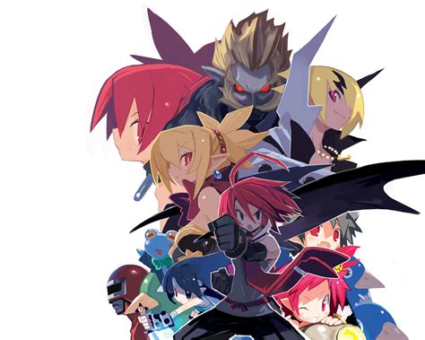 Adell Axel Disgaea Disgaea Disgaea 2 Etna Pointed Ears Prinny Rozalin Yukimaru