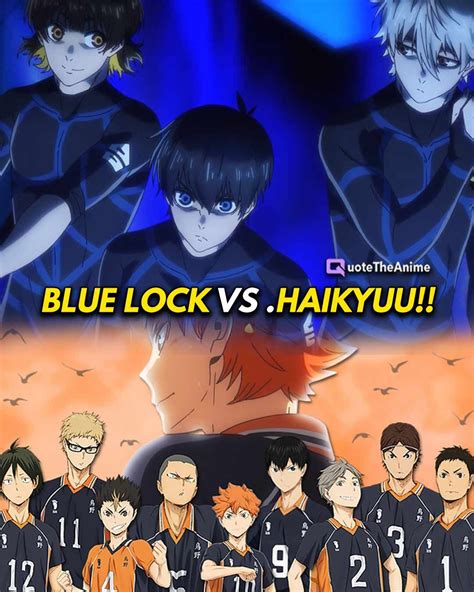 Haikyuu Vs Blue Lock Anime Showdown