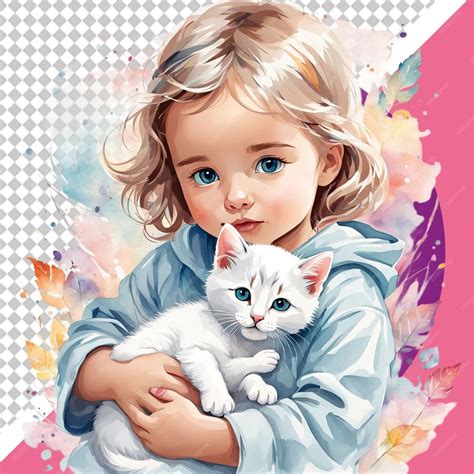 Cute Cat Png Illustration Premium Ai Generated Psd