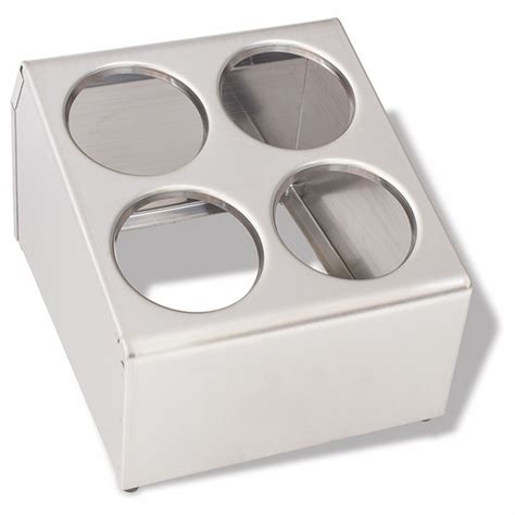 Crestware Stainless Steel Silver Flatware Dispenser 19h523 Cfd4