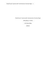 CYB 300 Final Project Almendarez Docx Final Project System And