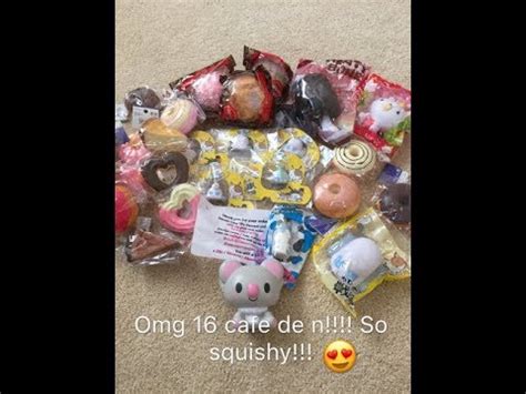 16 Cafe De N Squishies So Realistic Awsome Squishy Package From Squishyshop Com YouTube