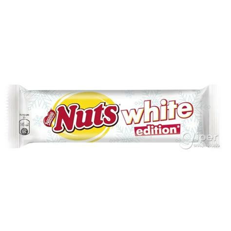 Батончик Nuts White Edition с белым шоколадом 60 г 16 70 ТМТ