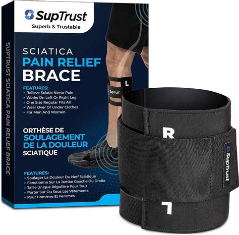 Sciatica Pain Relief Calf Brace 14 19inch Reactive Pressure Pad For