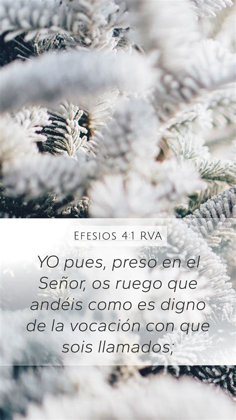 Efesios 4 1 RVA Mobile Phone Wallpaper YO pues preso en el Señor os